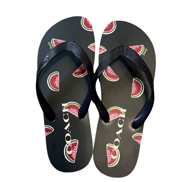 Coach | Shoes | Coach Watermelon Flip Flops | Poshmark
